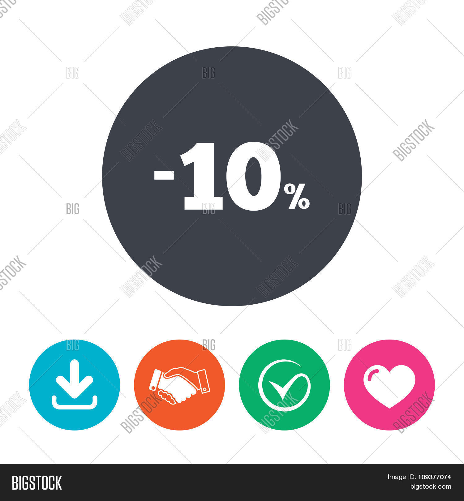 10 Percent Discount Vector & Photo (Free Trial) | Bigstock