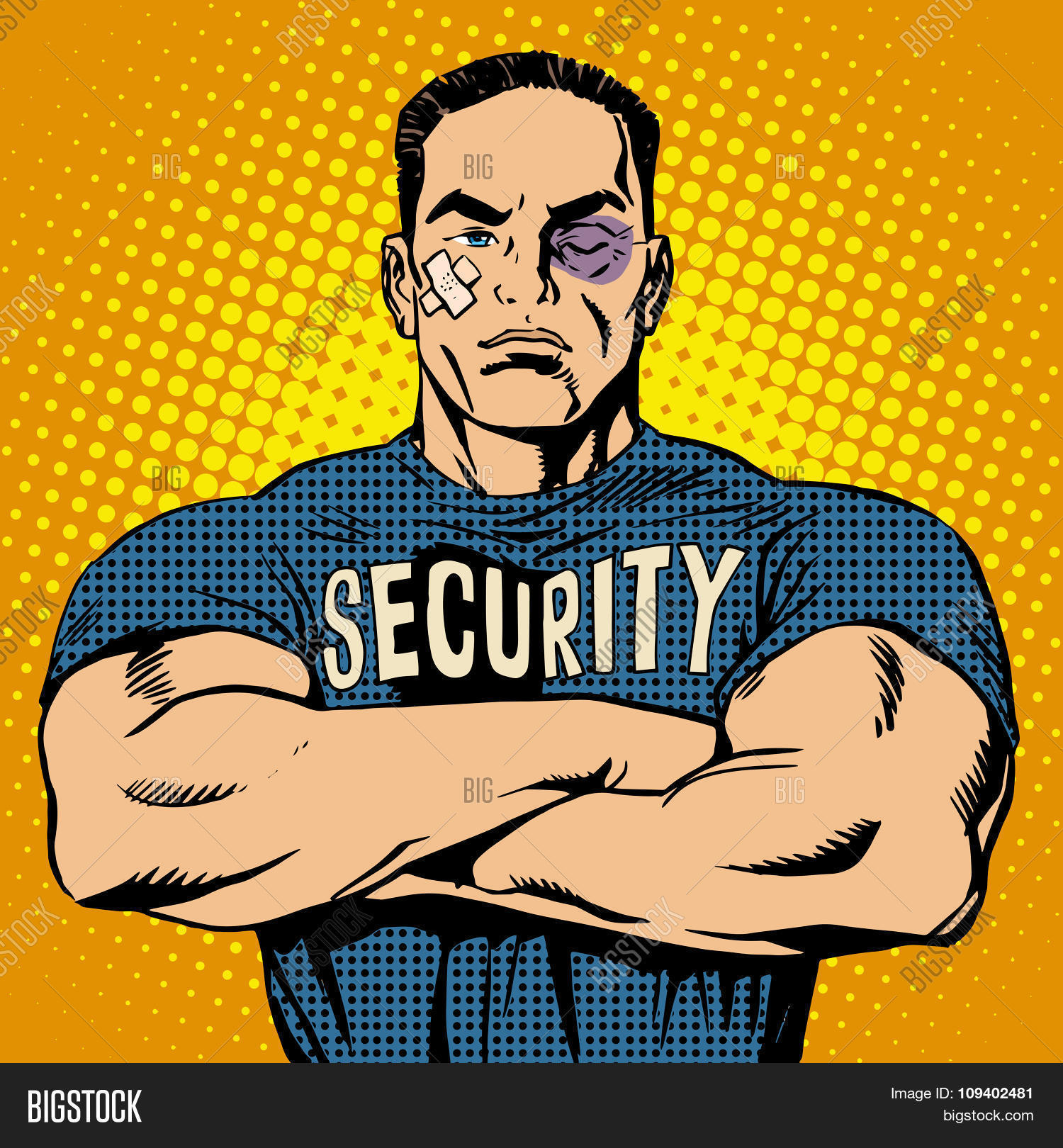 Brutal Security Guard Vector & Photo (Free Trial) | Bigstock