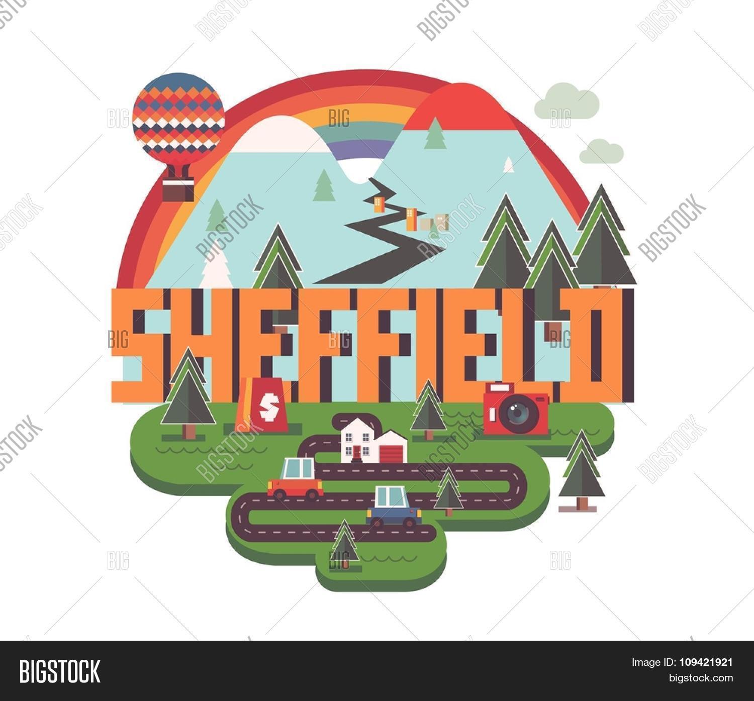 Sheffield England Vector & Photo (Free Trial) | Bigstock