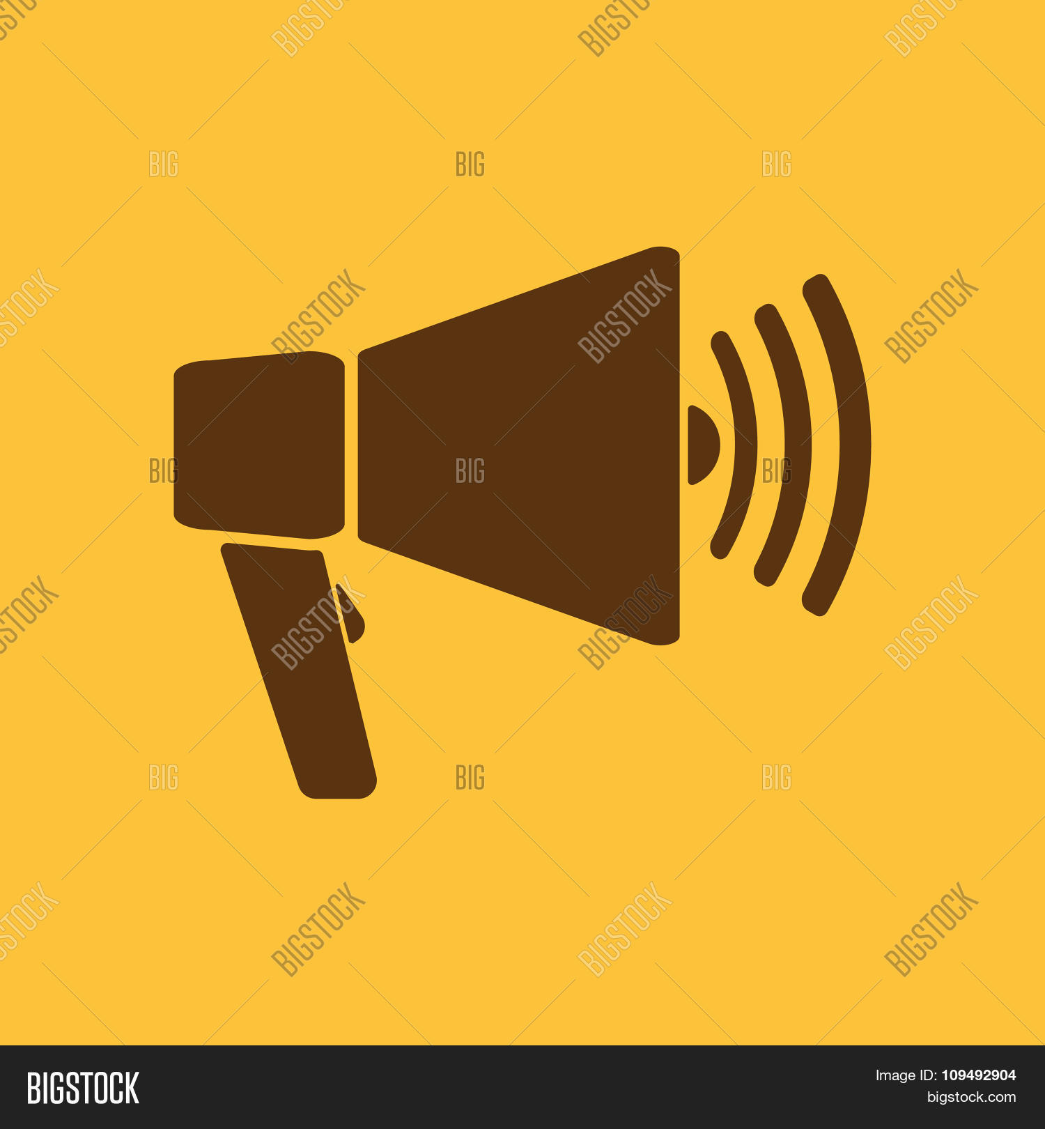 Megaphone Icon. Vector & Photo (Free Trial) | Bigstock