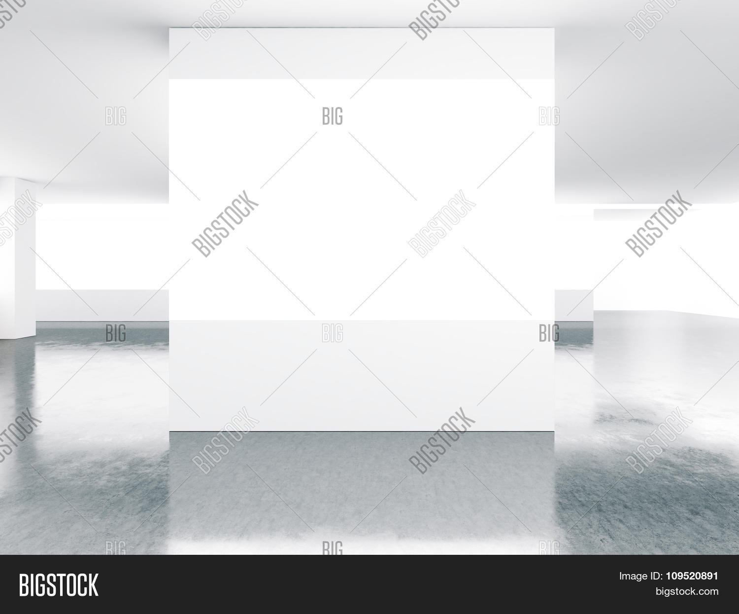 White Museum Interior Image & Photo (Free Trial) | Bigstock
