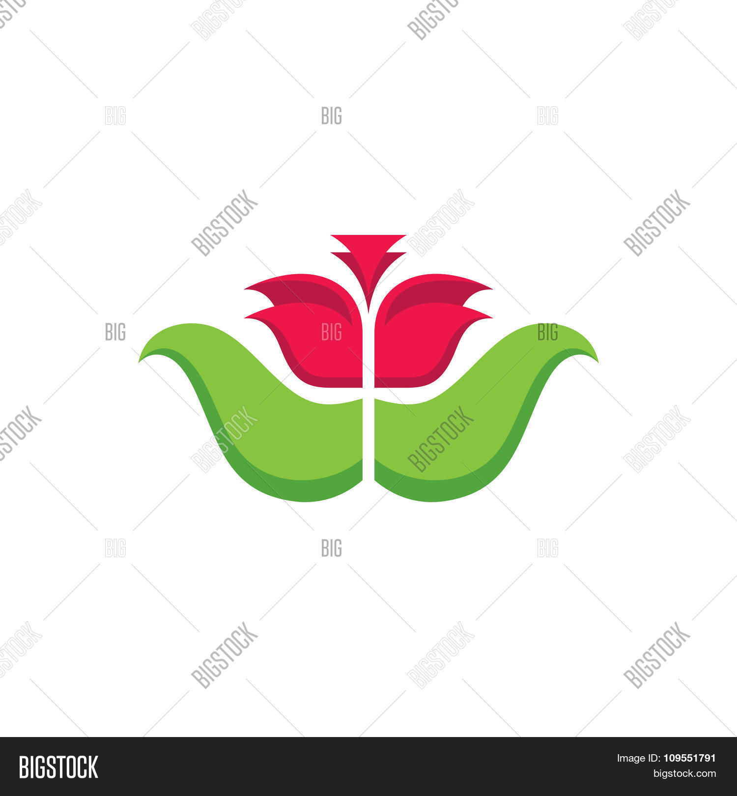 Flower - Vector Logo Vector & Photo (Free Trial) | Bigstock