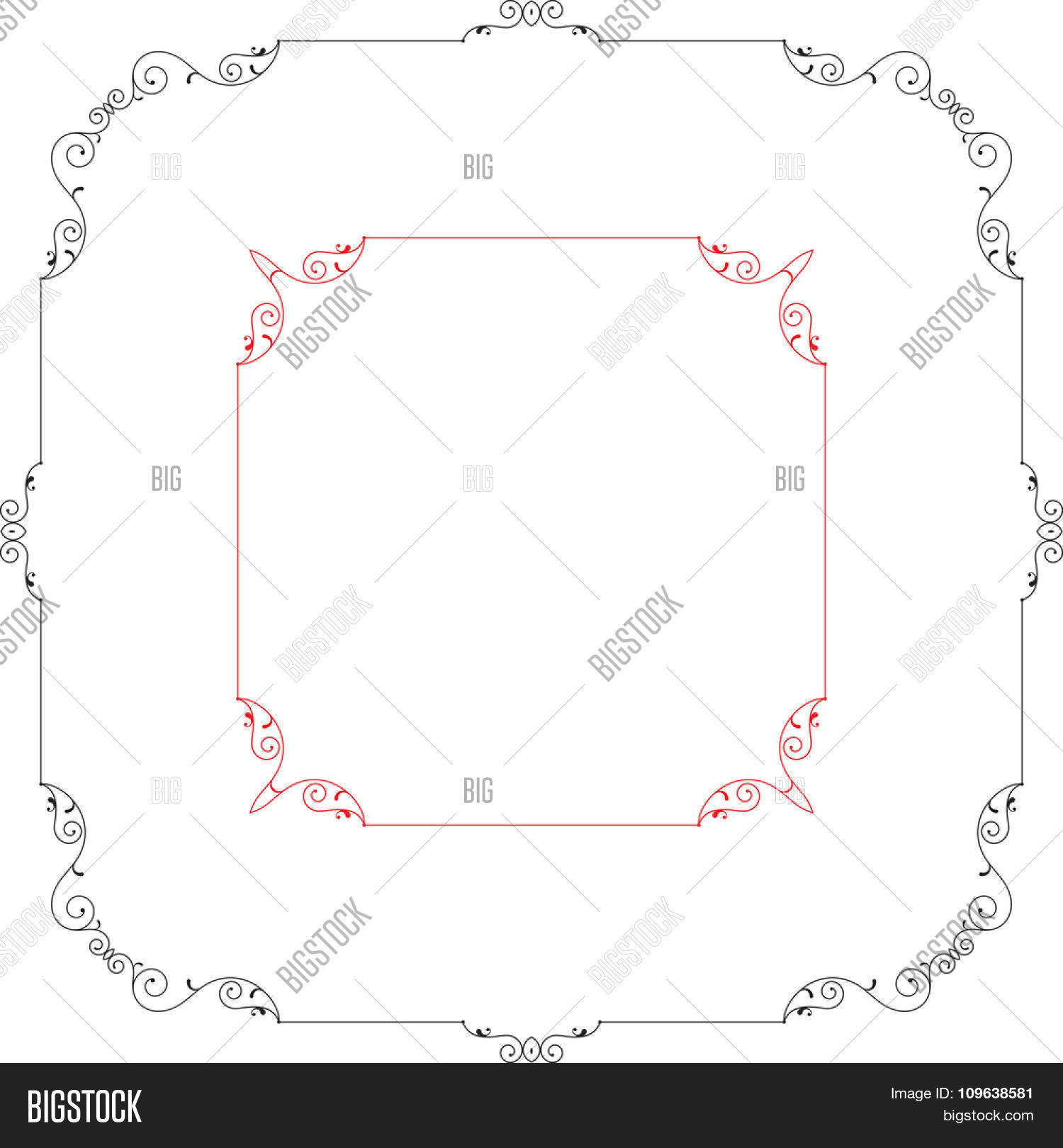 Frame Border Design Vector & Photo (Free Trial) | Bigstock