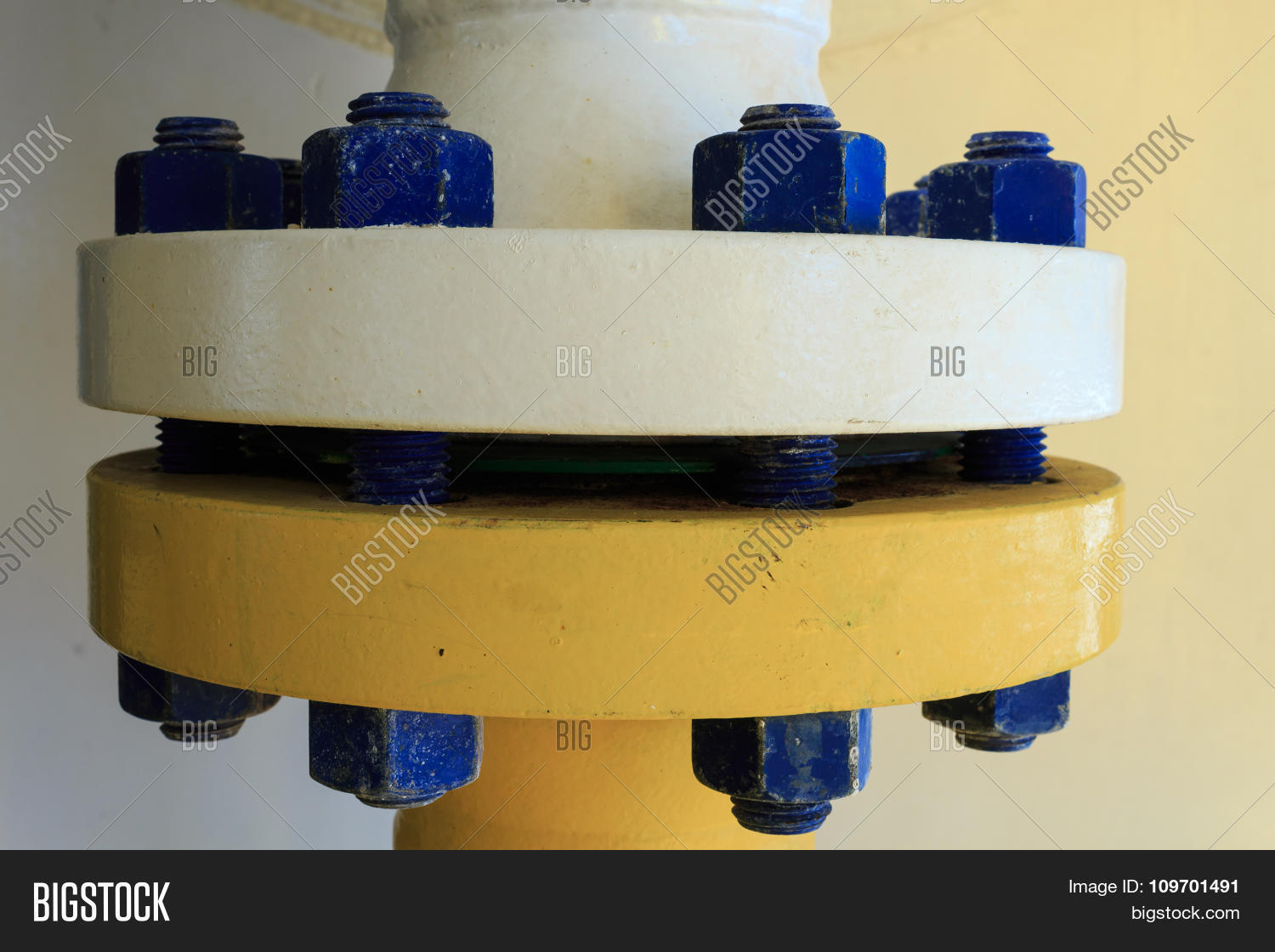Industrial Pipe Flange Image & Photo (Free Trial) | Bigstock
