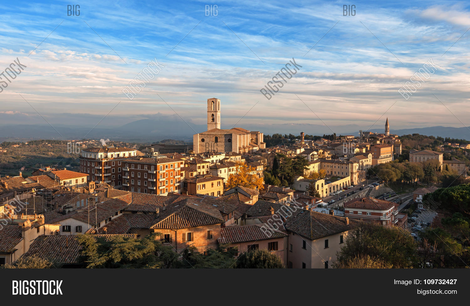Panoramic View Perugia Image & Photo (Free Trial) | Bigstock