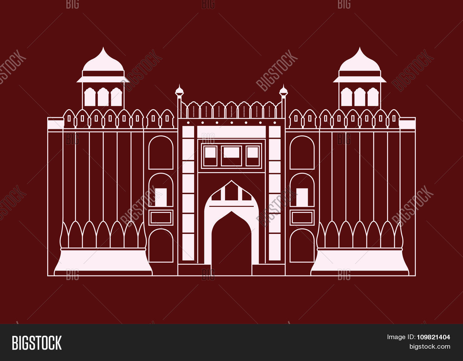 Lahore Fort Vector & Photo (Free Trial) | Bigstock
