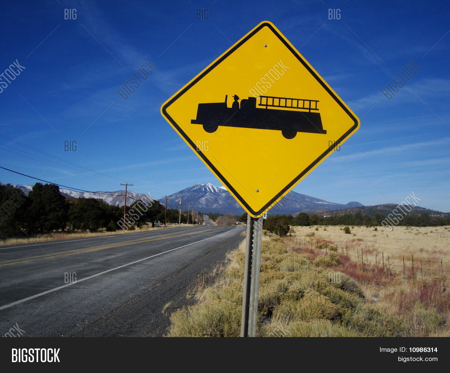 Fire Station Ahead Image & Photo (Free Trial) | Bigstock