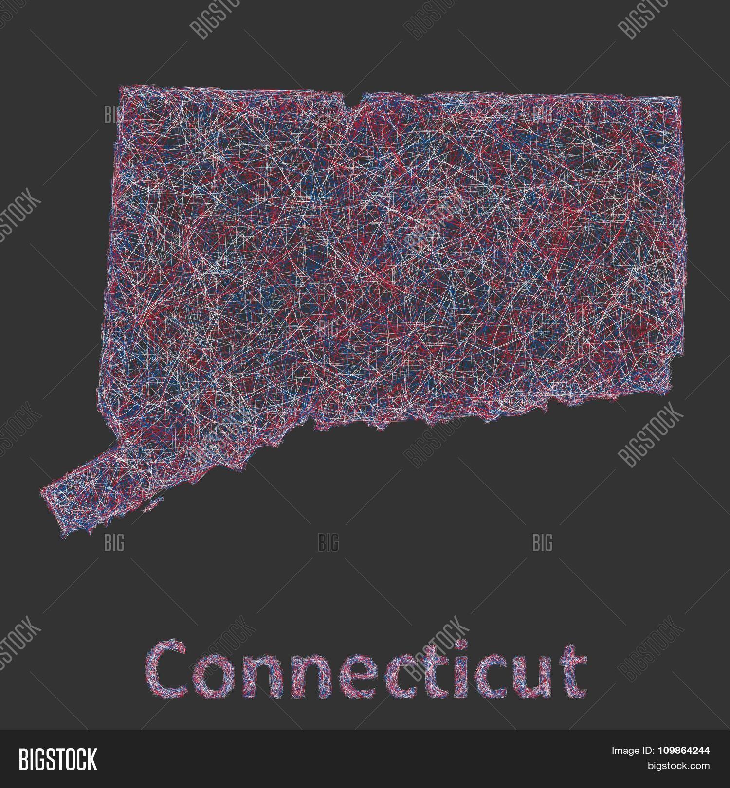 Vector y foto Connecticut Line (prueba gratis) | Bigstock