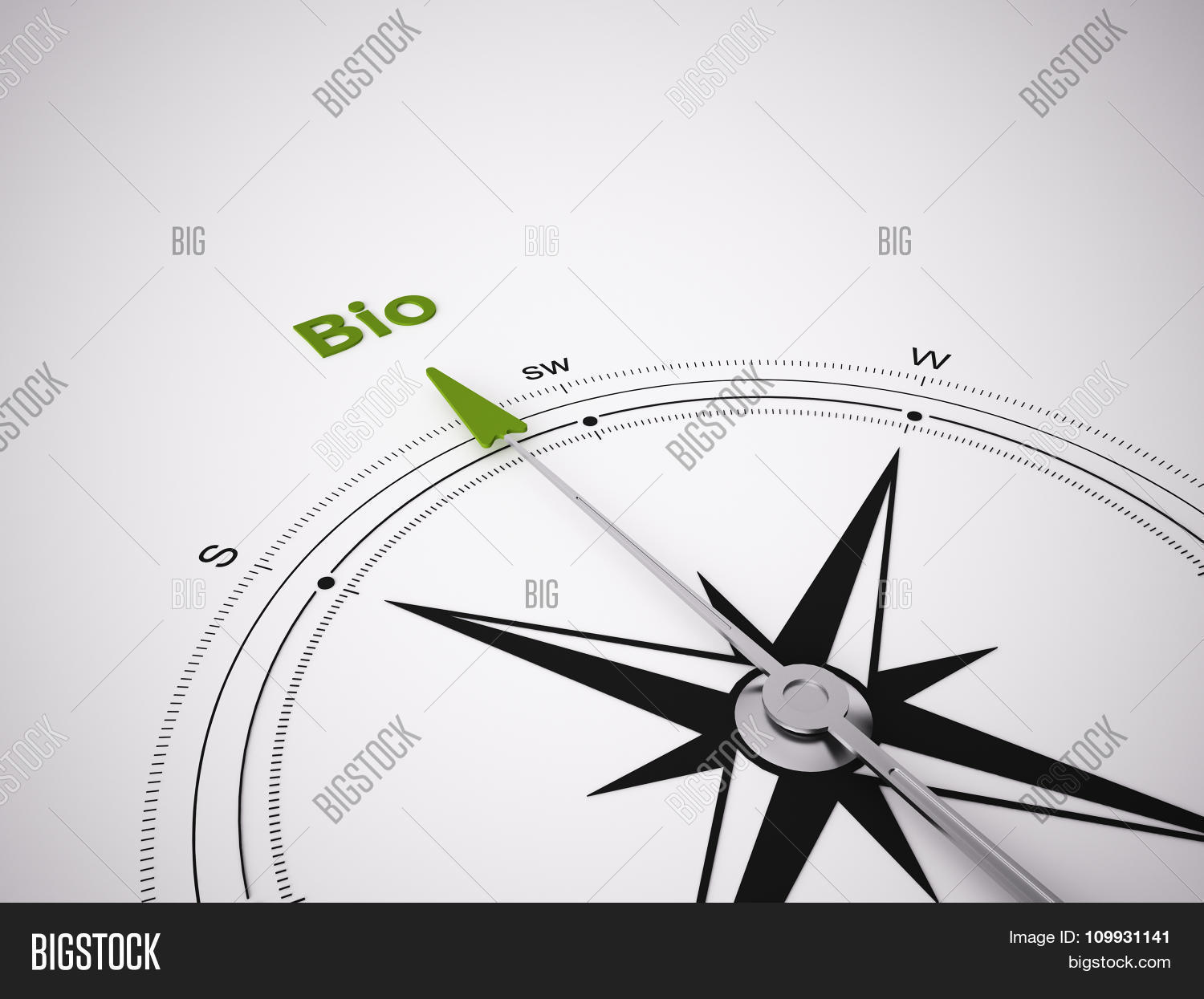 3D Maded Compass On Image & Photo (Free Trial) | Bigstock