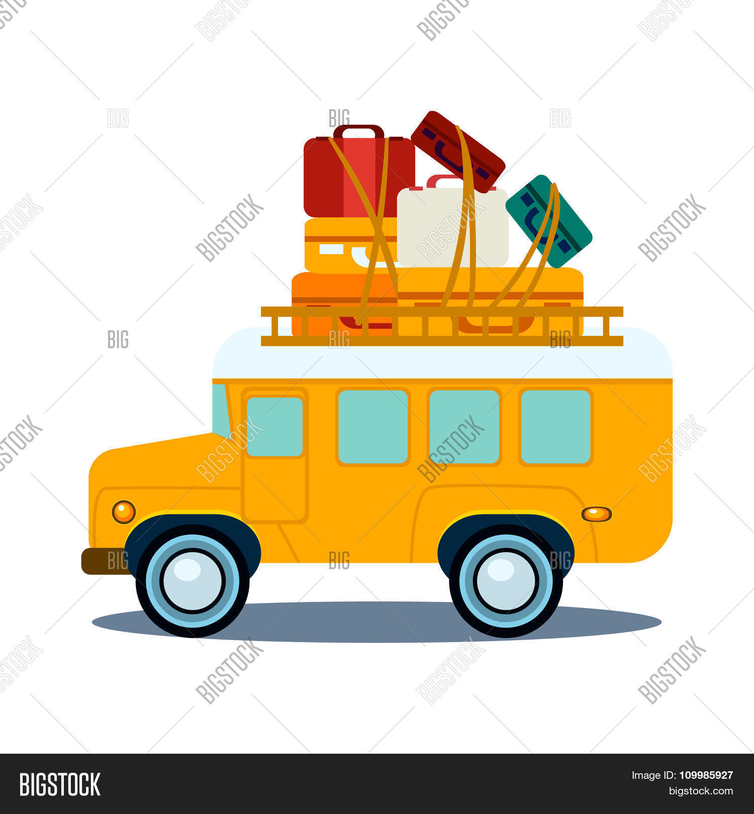 Bus Side View Heap Vector & Photo (Free Trial) | Bigstock