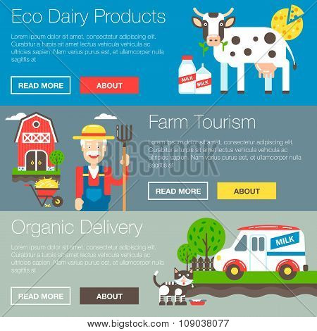 Organic Farm Vector Vector & Photo (Free Trial) | Bigstock