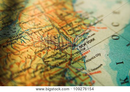 US Map New York Focus Image & Photo (Free Trial) | Bigstock