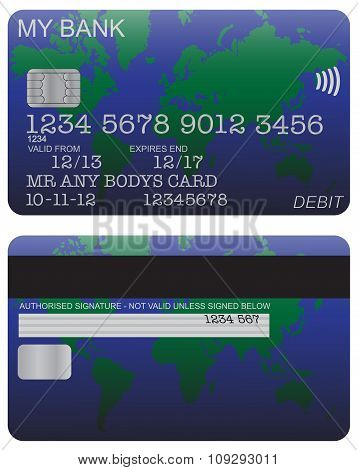 Debit Card Detail Vector & Photo (Free Trial) | Bigstock