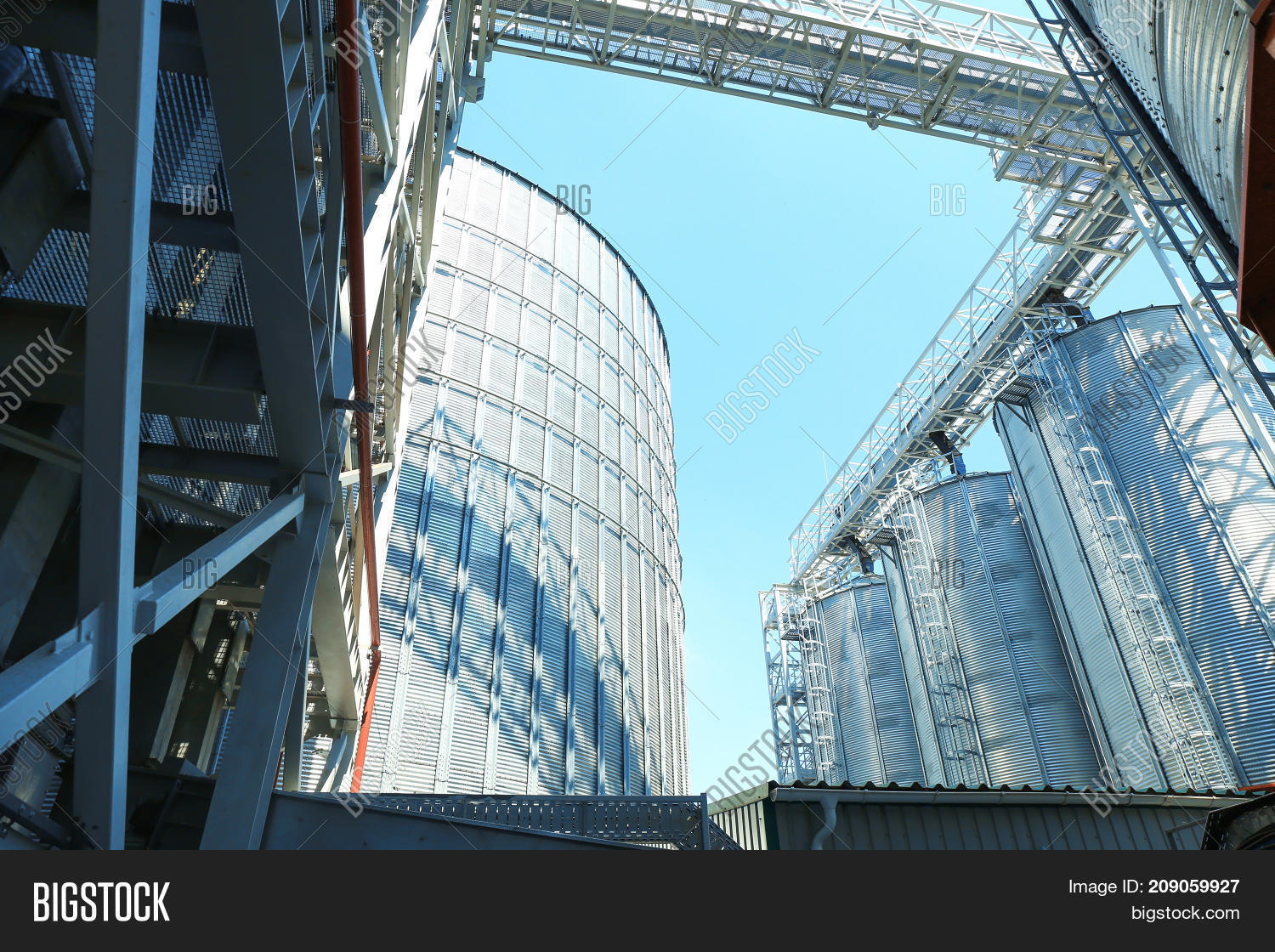 Modern Grain Elevator Image & Photo (Free Trial) | Bigstock