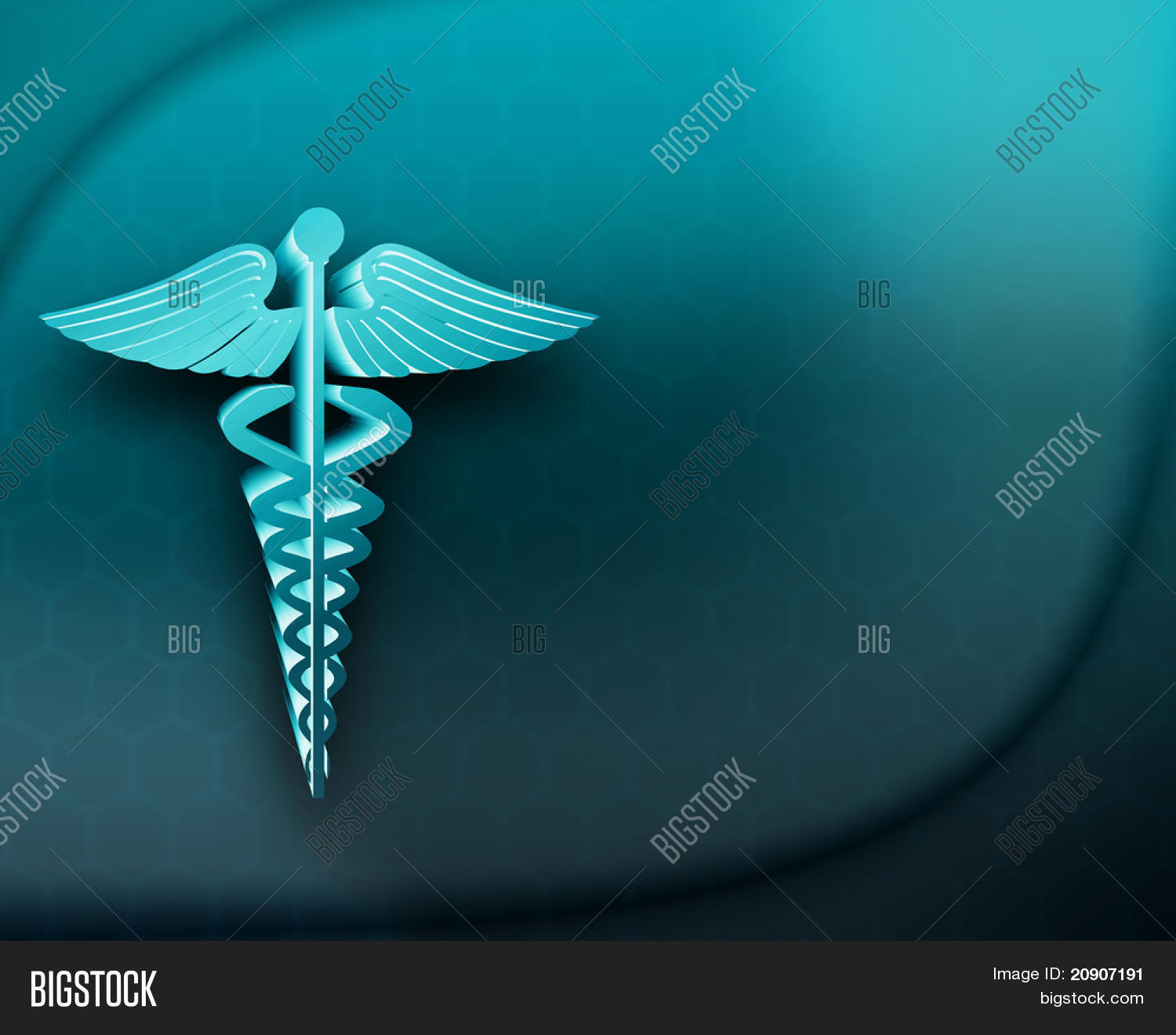 Green Medical Caduceus Image & Photo (Free Trial) | Bigstock