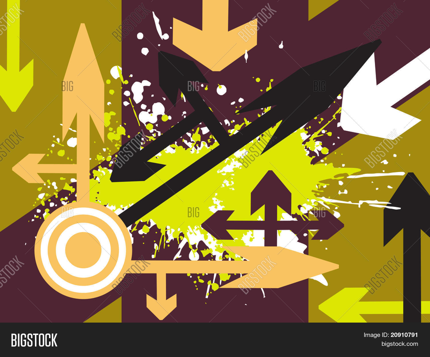 Arrow Pointing Vector Vector & Photo (Free Trial) | Bigstock