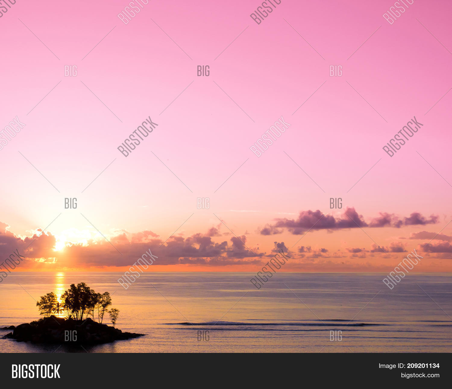 Evening Horizon Sea Image & Photo (Free Trial) | Bigstock