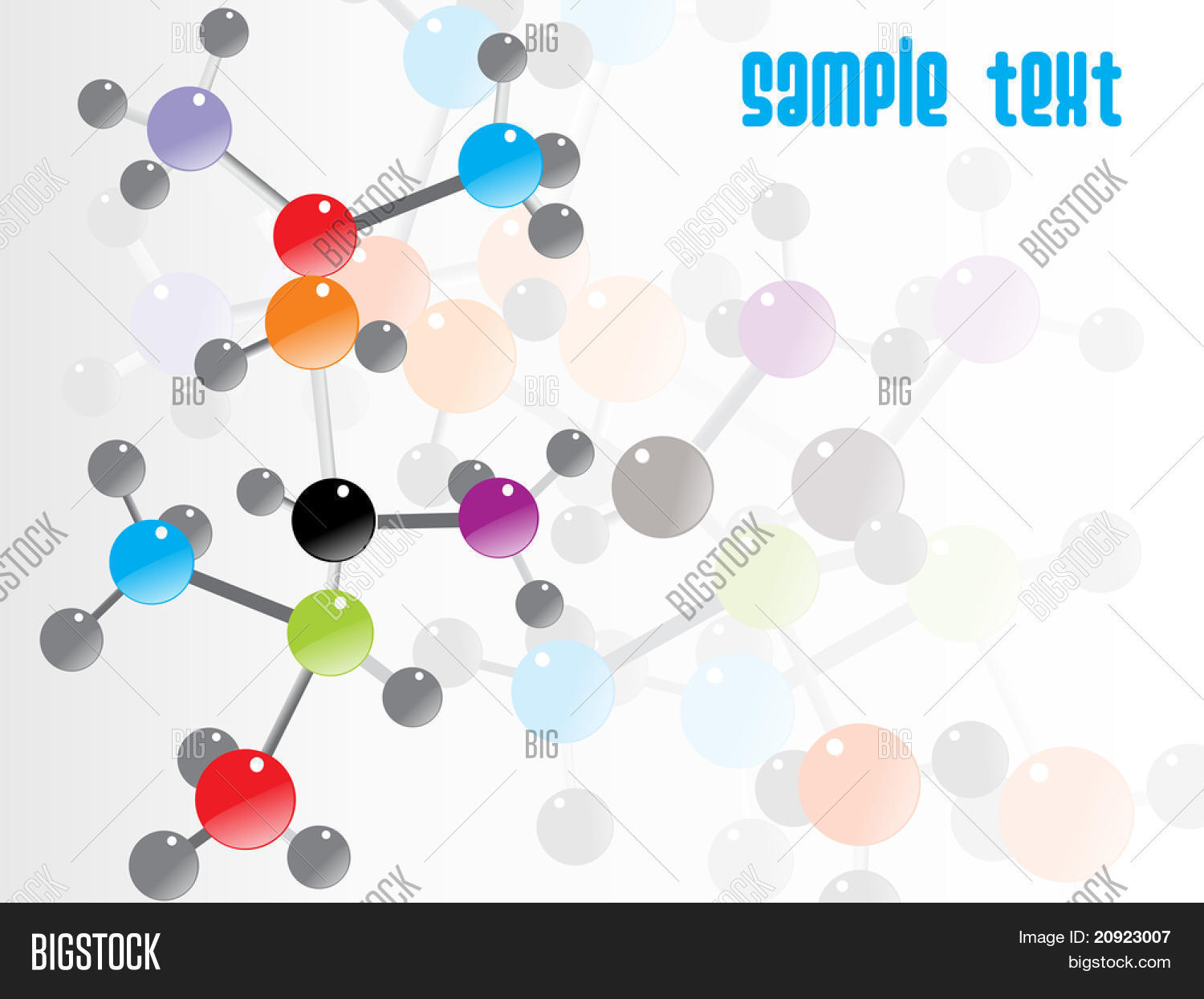 Abstract Molecule Vector & Photo (Free Trial) | Bigstock