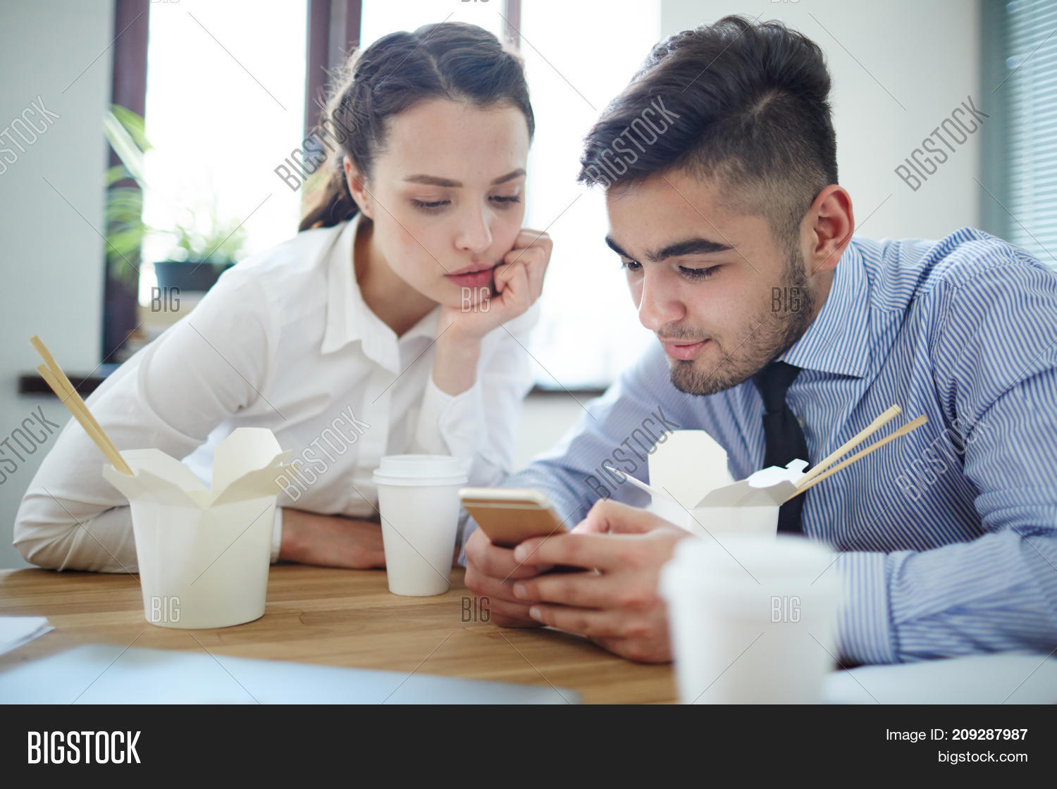 Attentive Co-workers Image & Photo (Free Trial) | Bigstock