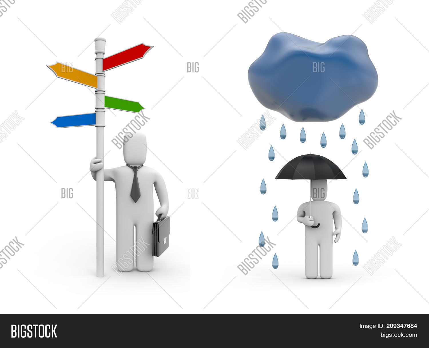 Person Signpost Person Image & Photo (Free Trial) | Bigstock