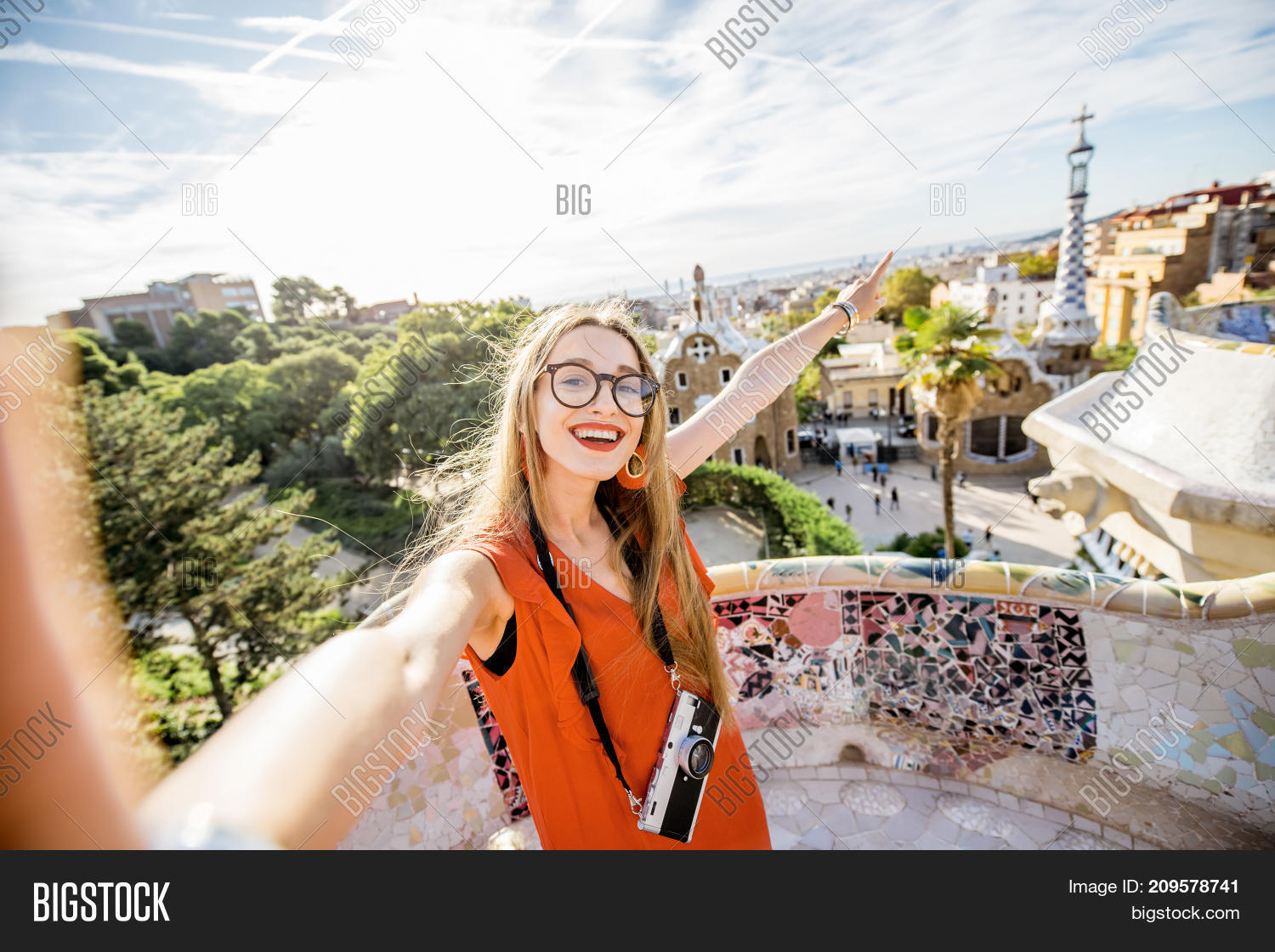 Woman Tourist Red Image & Photo (Free Trial) | Bigstock