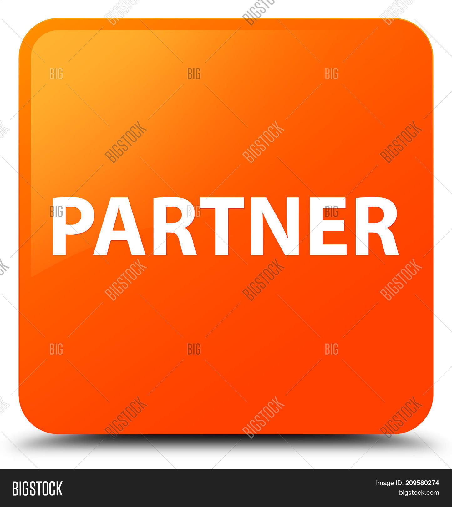 Partner Orange Square Image & Photo (Free Trial) | Bigstock