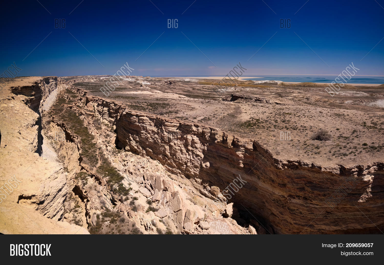 Panorama View Aral Sea Image & Photo (Free Trial) | Bigstock
