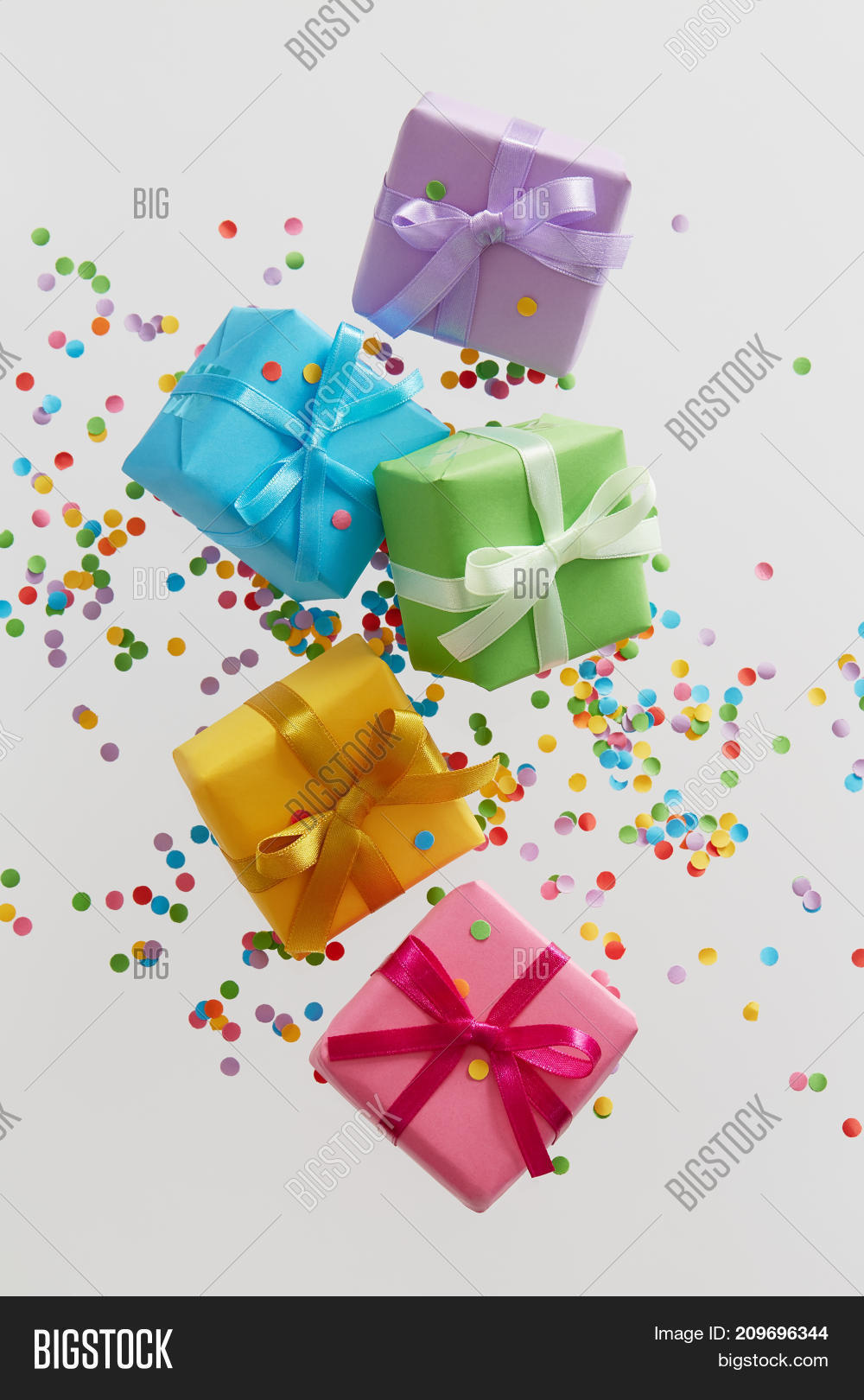 Colorful Gift Boxes Image & Photo (Free Trial) | Bigstock