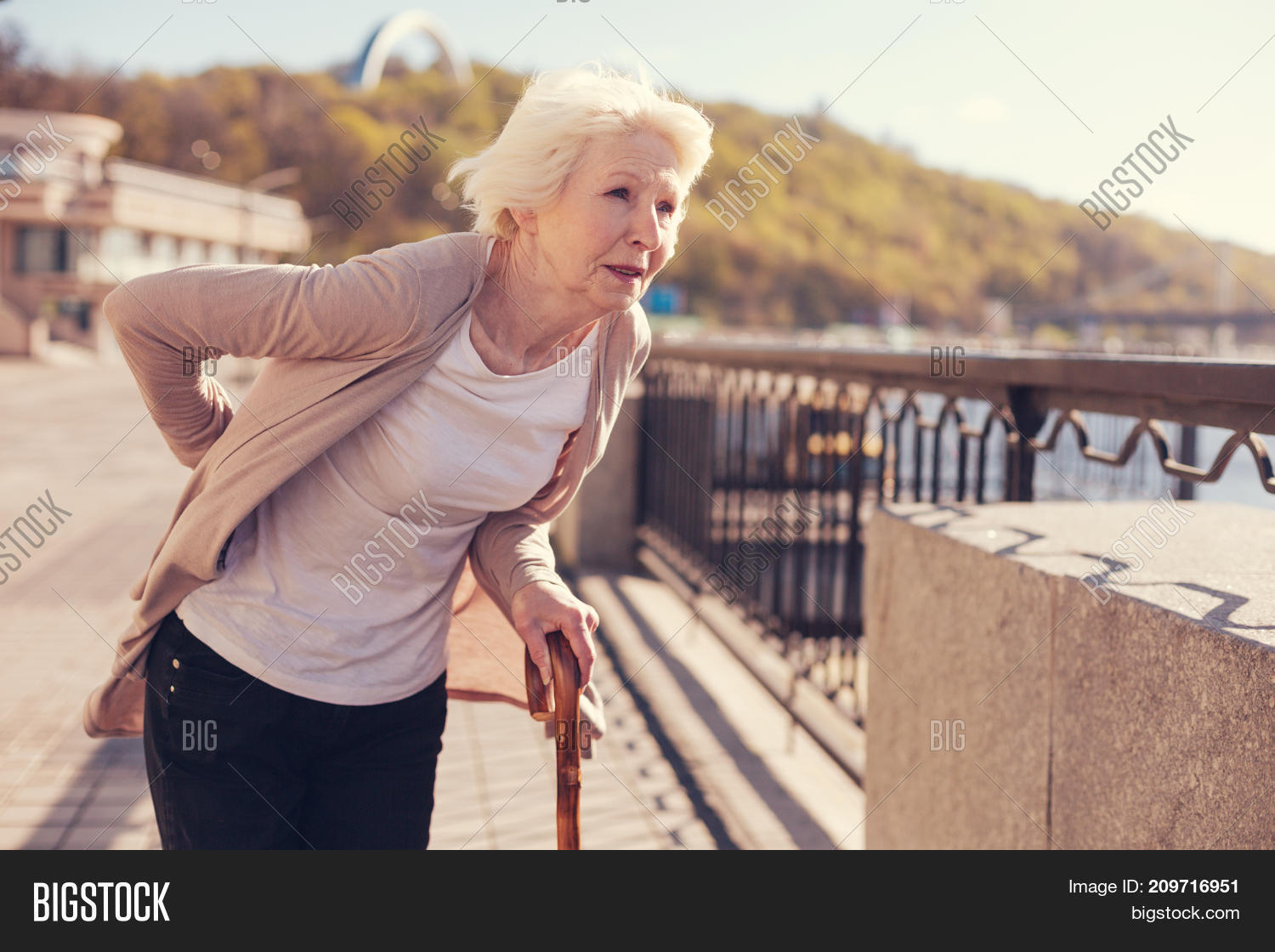 Hard Walk. Thin White- Image & Photo (Free Trial) | Bigstock