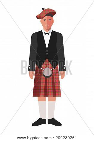 Scotsman Kilt Skirt, Vector & Photo (Free Trial) | Bigstock