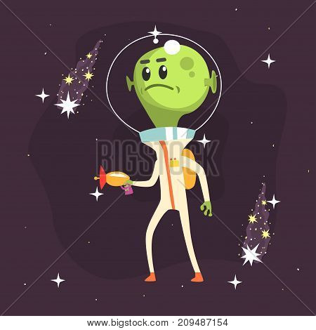Angry Alien Posing Vector & Photo (Free Trial) | Bigstock