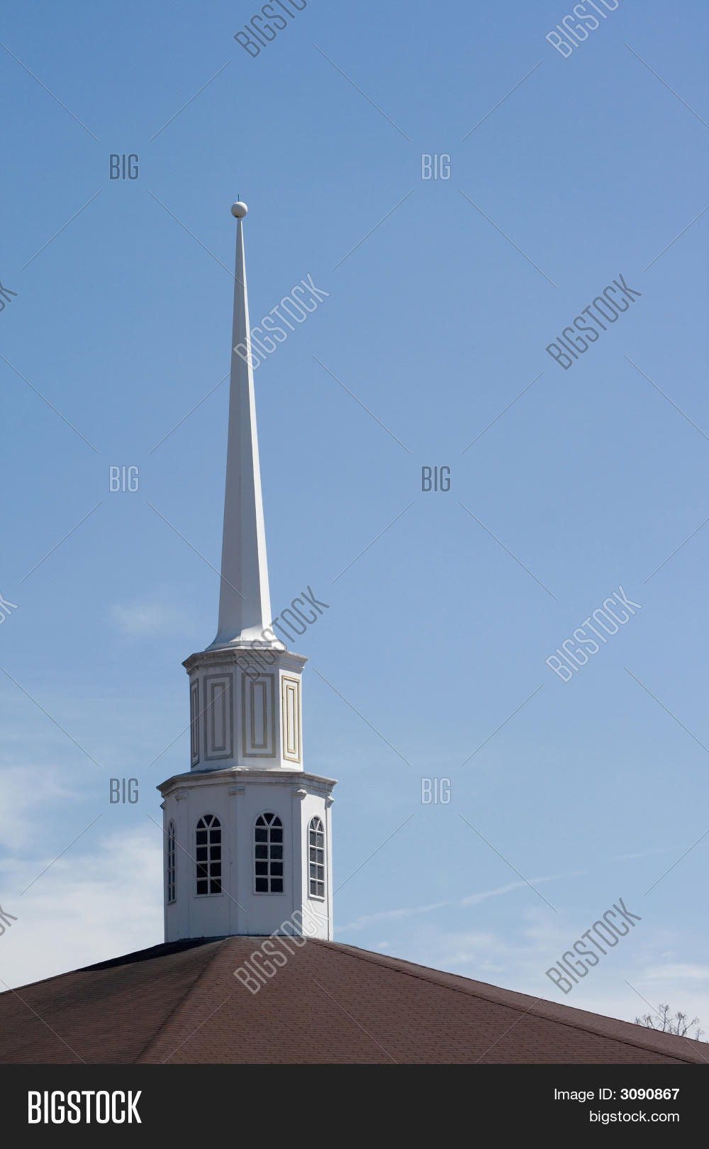 Old Church Steeple Image & Photo (Free Trial) | Bigstock