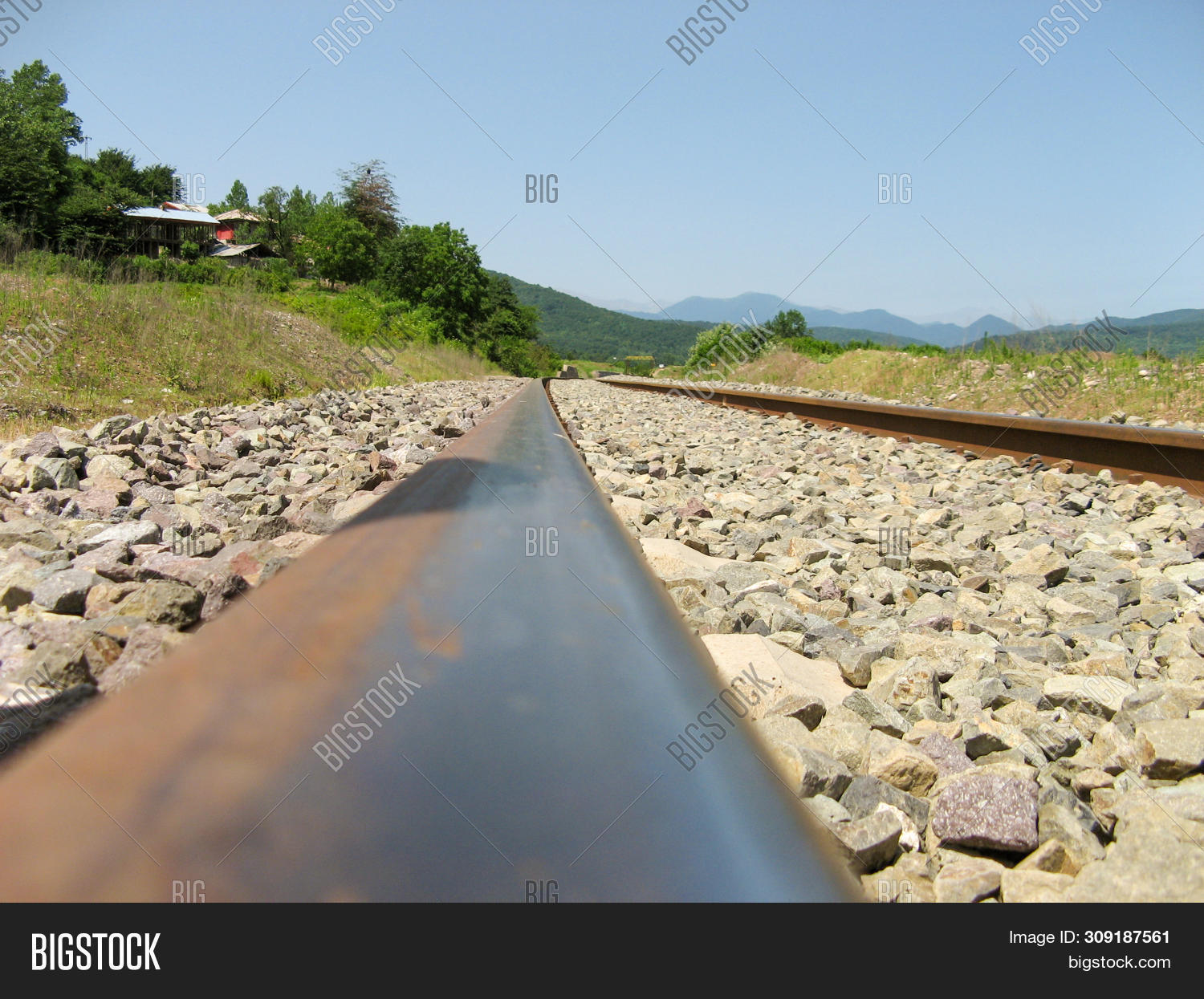 Train Track Sleepers Image & Photo (Free Trial) | Bigstock