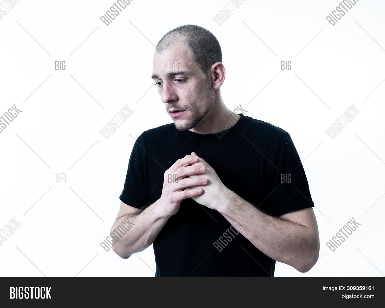 Close Portrait Sad Image & Photo (Free Trial) | Bigstock