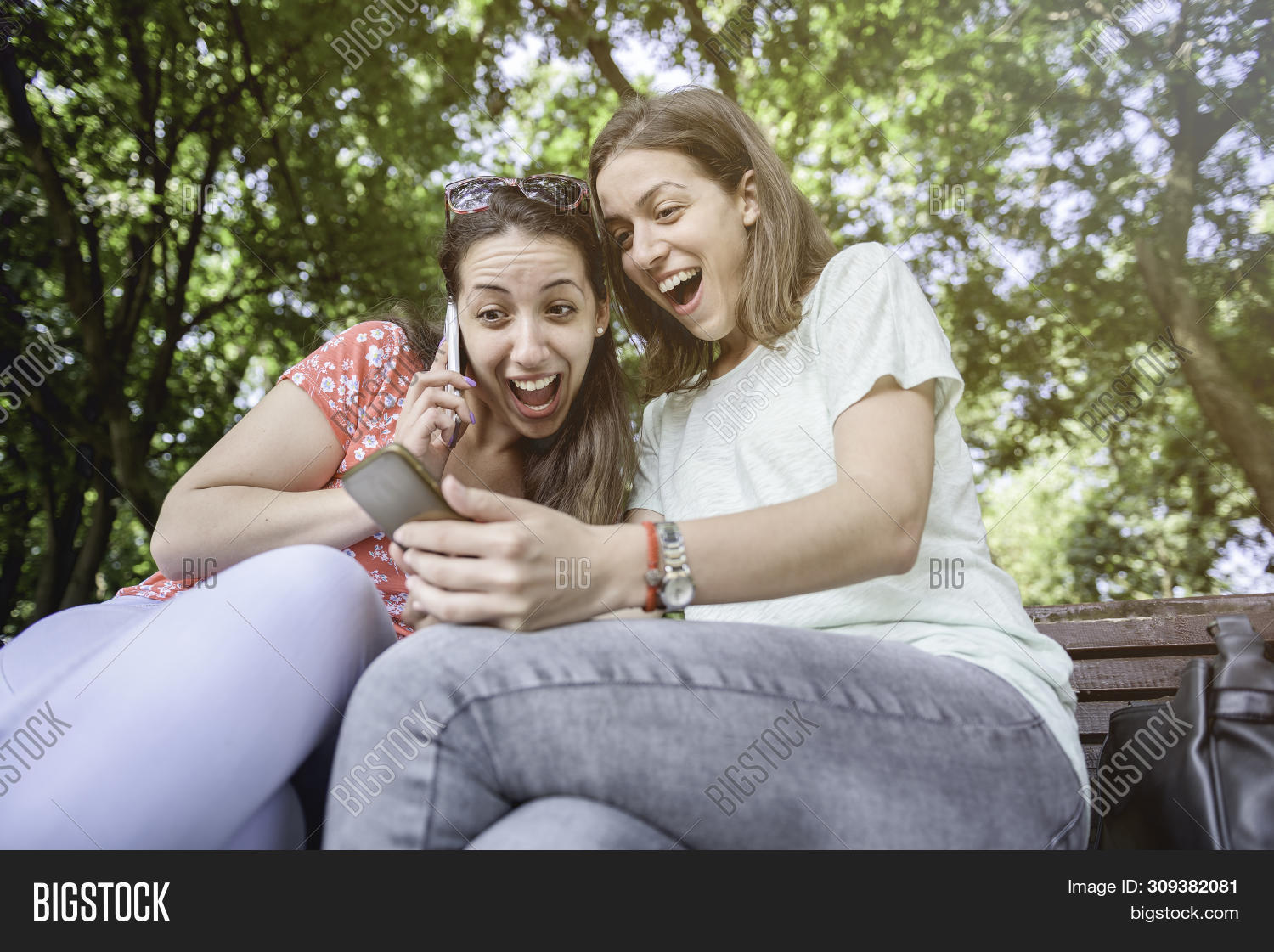 Two Girls Surprise Image & Photo (Free Trial) | Bigstock