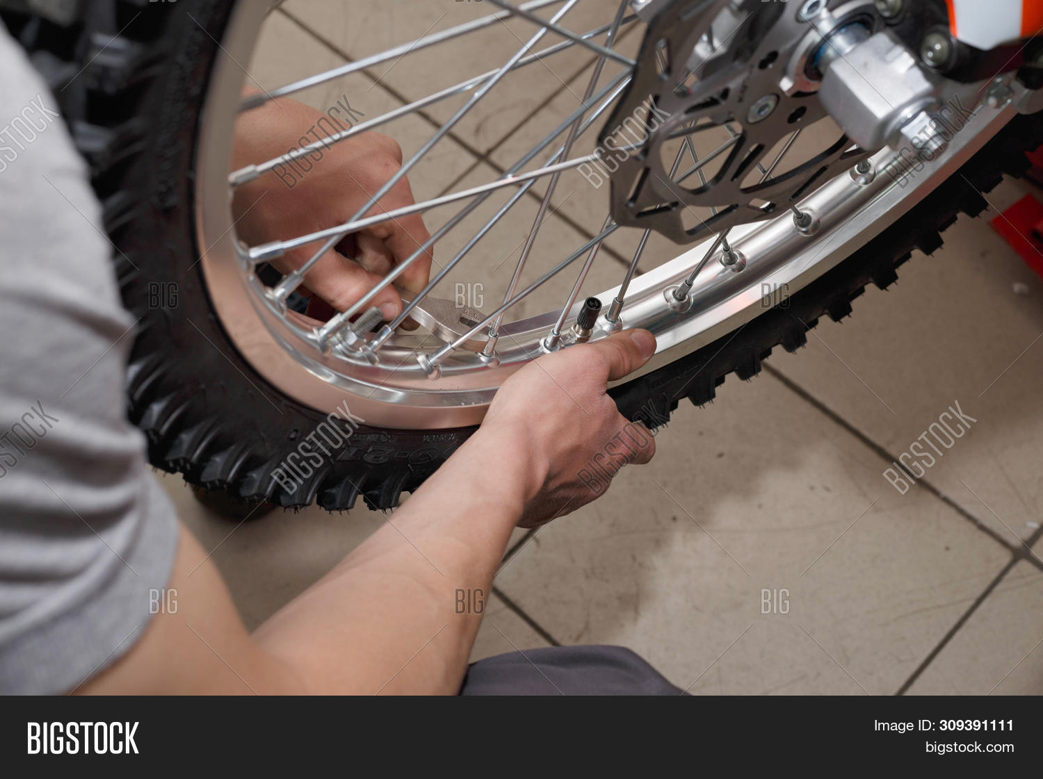 Motorcycle Wheel Image & Photo (Free Trial) | Bigstock