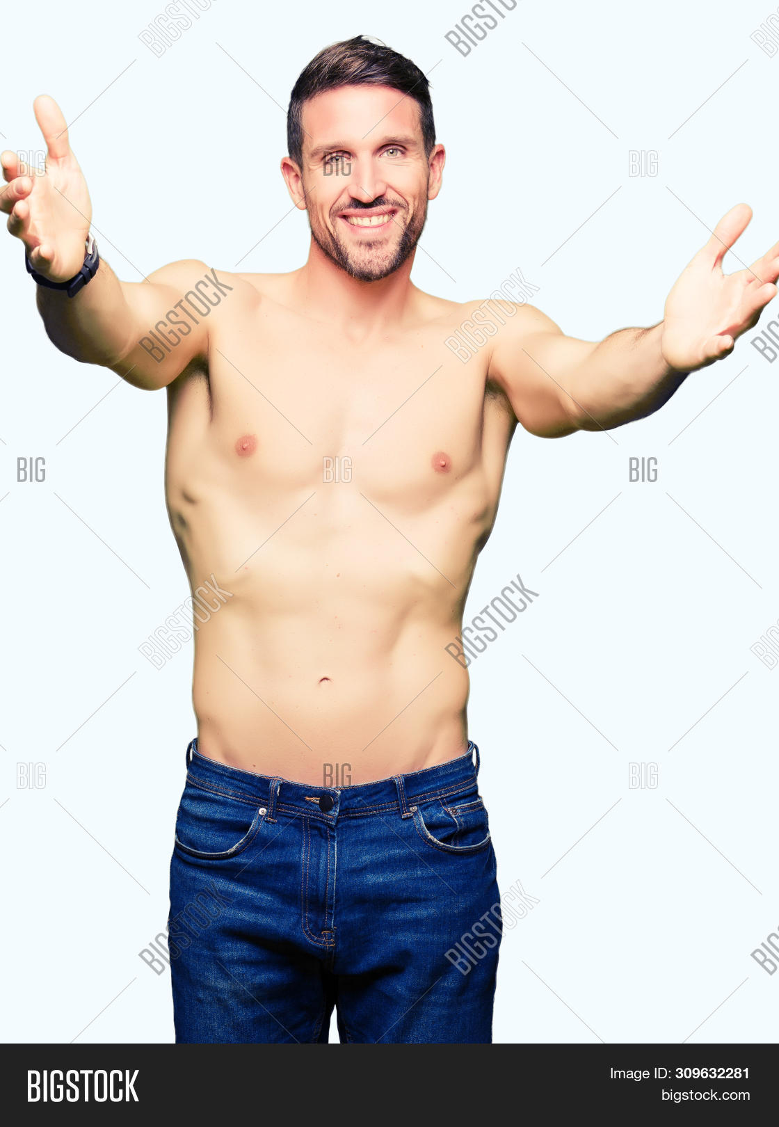 Handsome Shirtless Man Image & Photo (Free Trial) | Bigstock