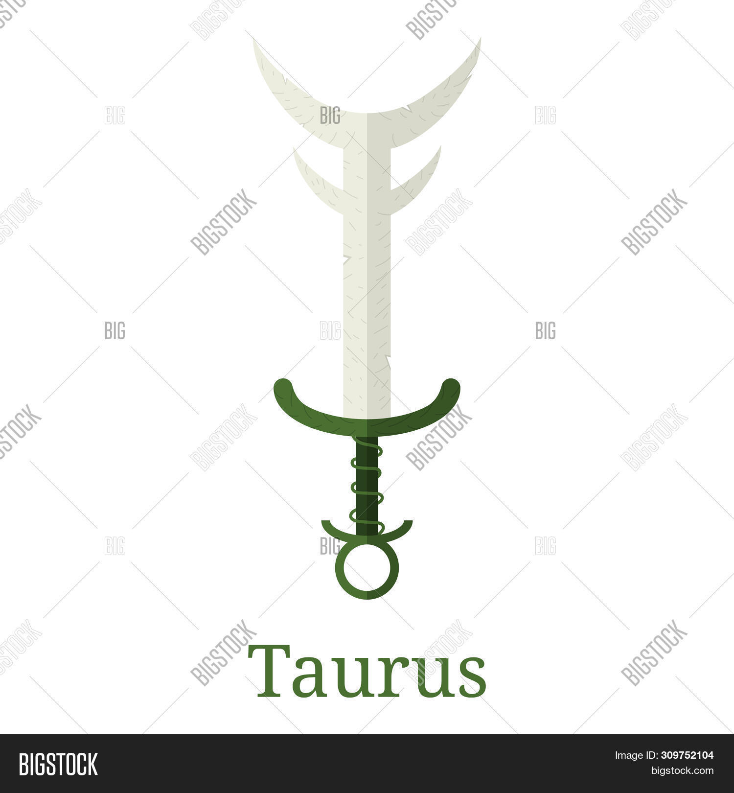 Taurus Sword. Zodiac Image & Photo (Free Trial) | Bigstock