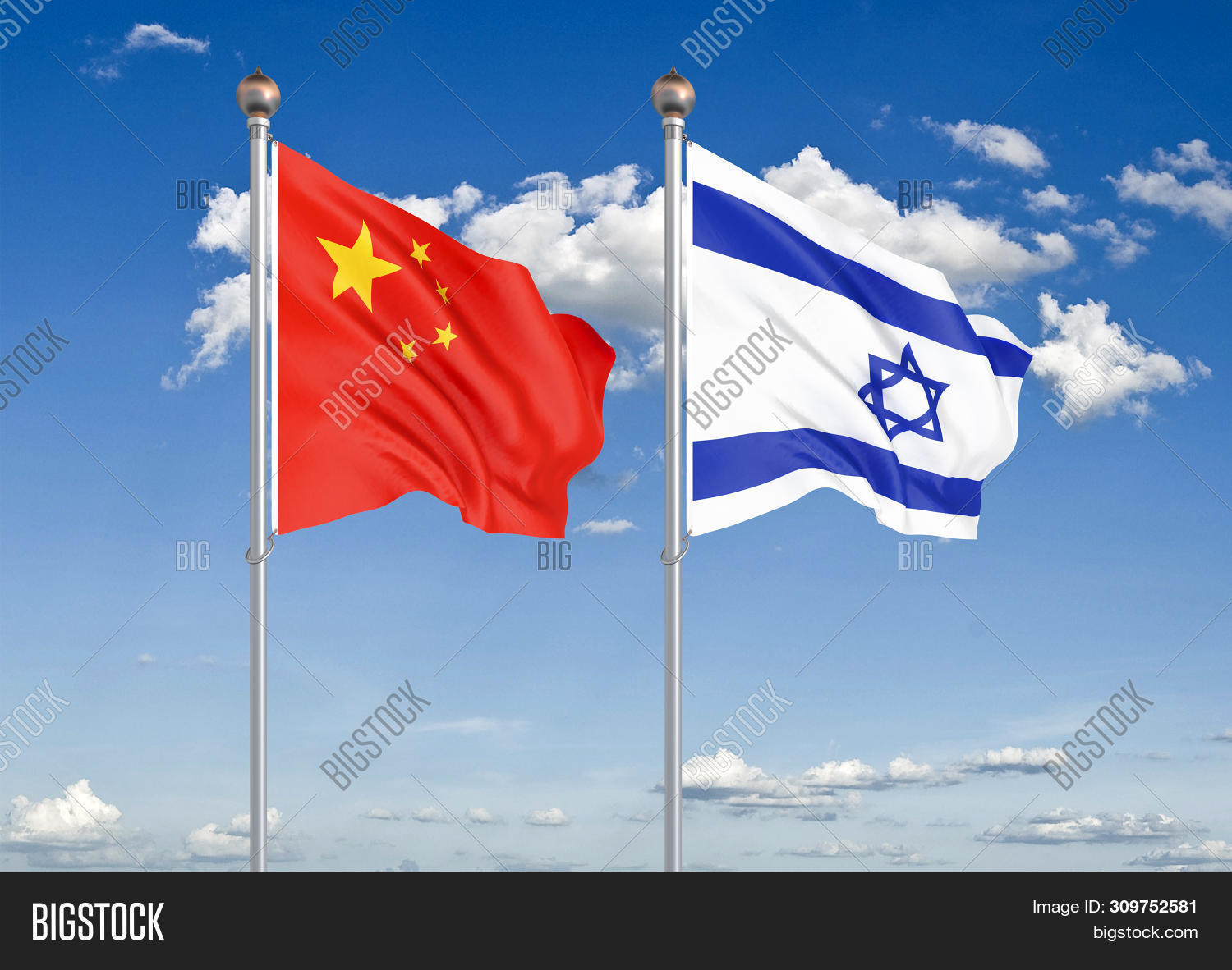 China Vs Israel. Thick Image & Photo (Free Trial) | Bigstock