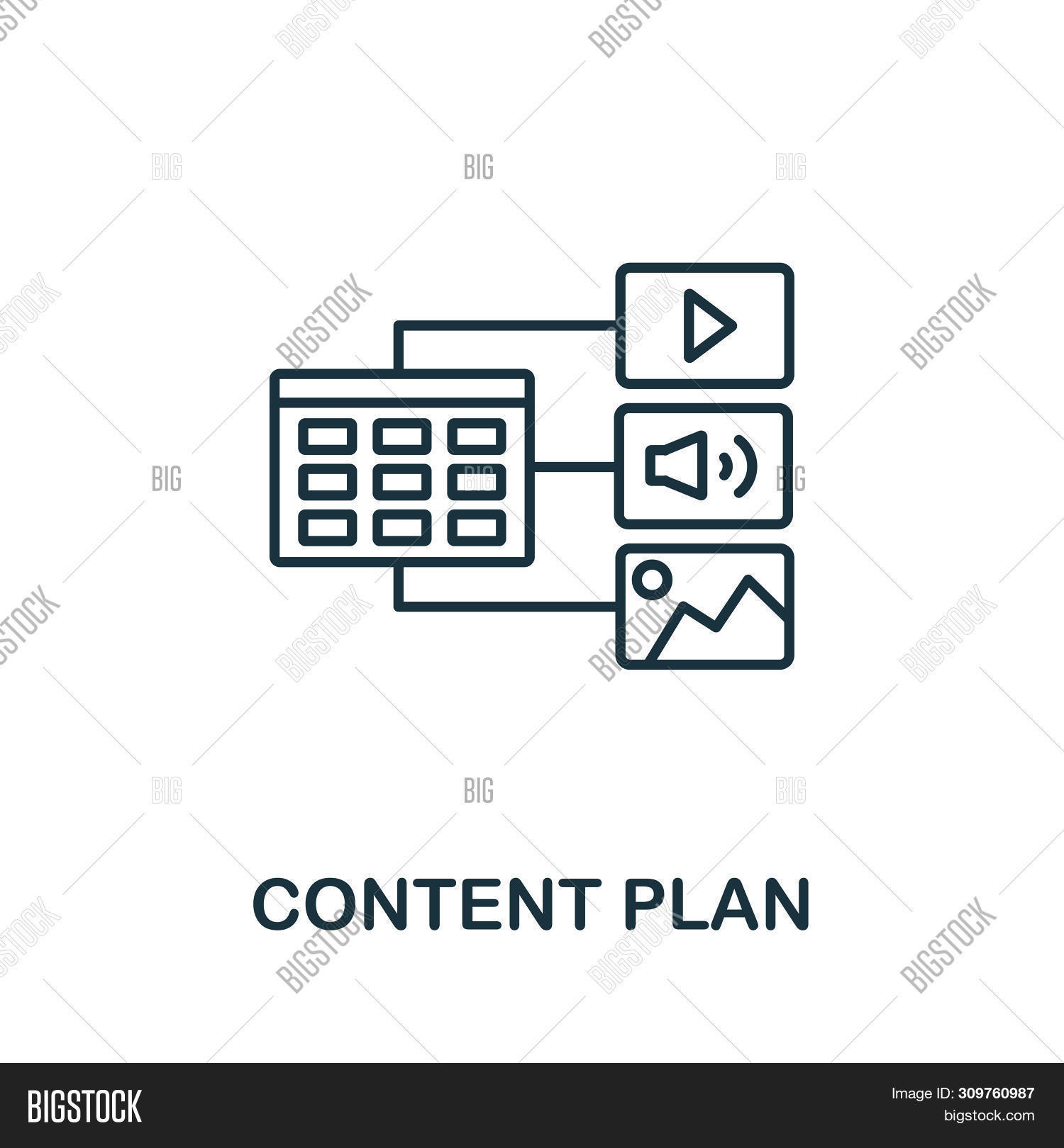 Content Plan Outline Image & Photo (Free Trial) | Bigstock