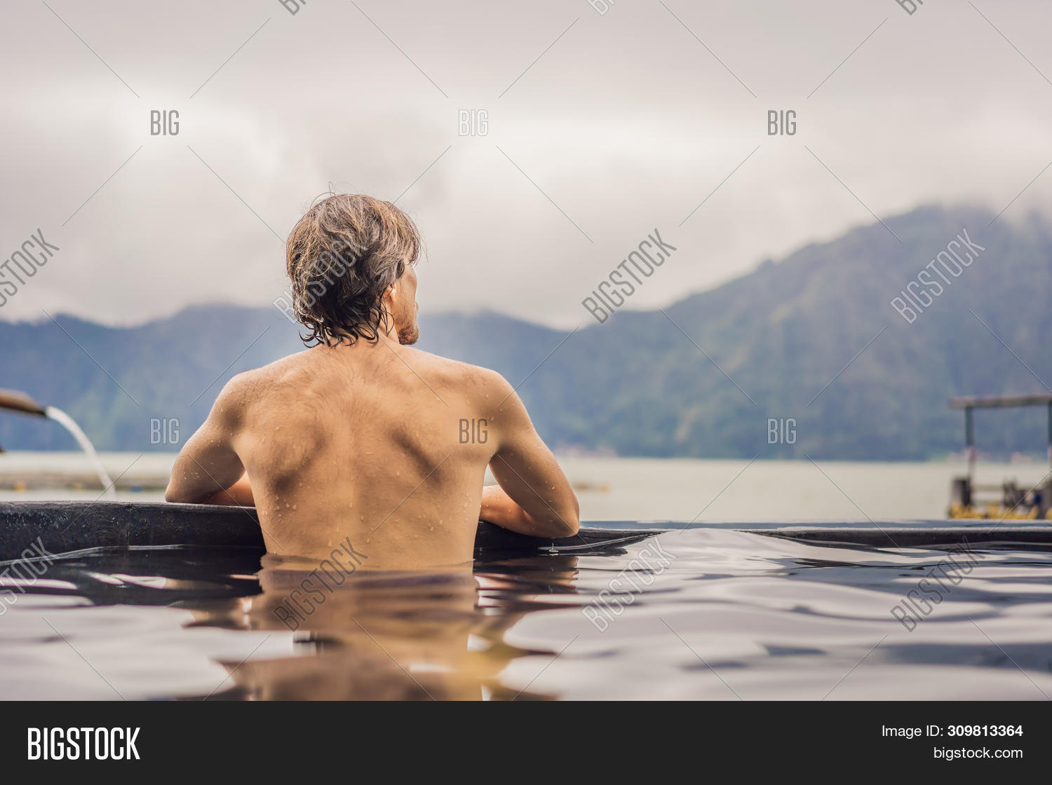 Geothermal Spa. Man Image & Photo (Free Trial) | Bigstock