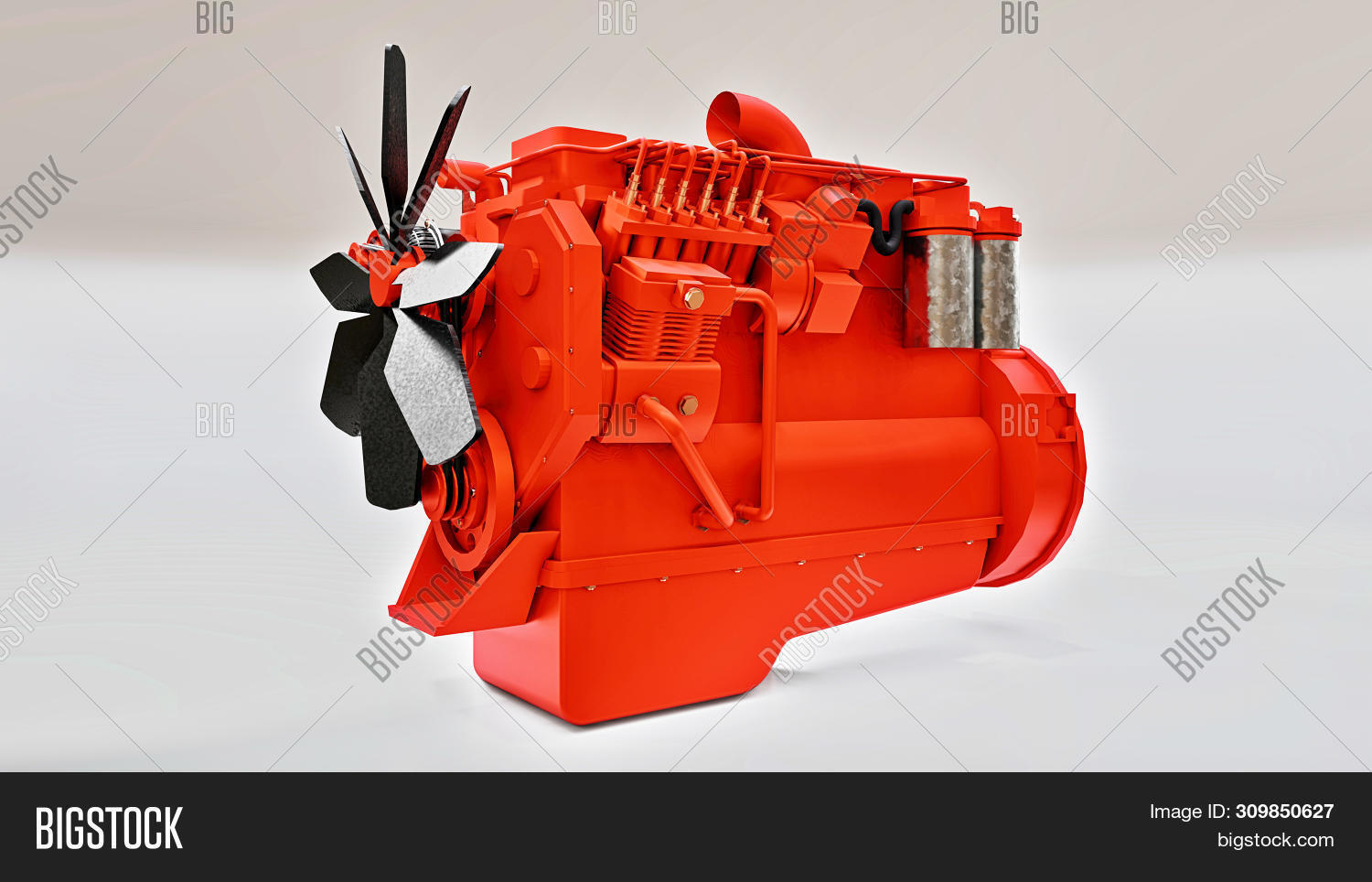 Big Diesel Engine Image & Photo (Free Trial) | Bigstock
