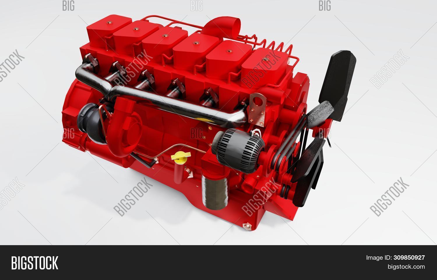 Big Diesel Engine Image & Photo (Free Trial) | Bigstock