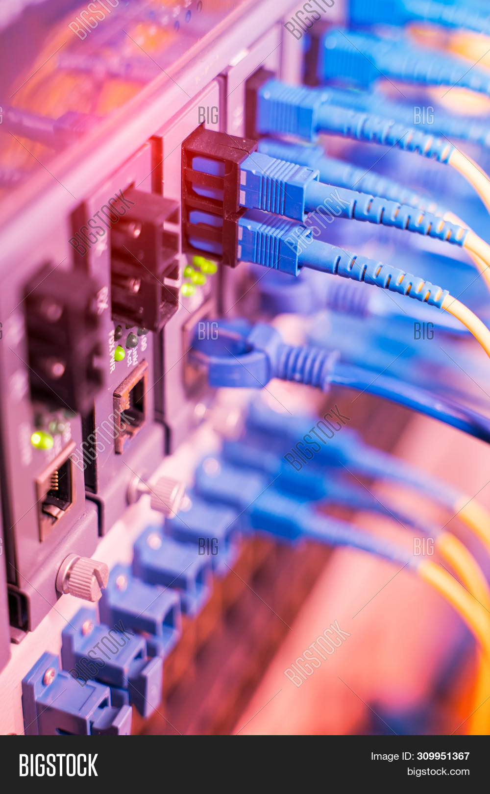 Fiber Optic Cables Image & Photo (Free Trial) | Bigstock