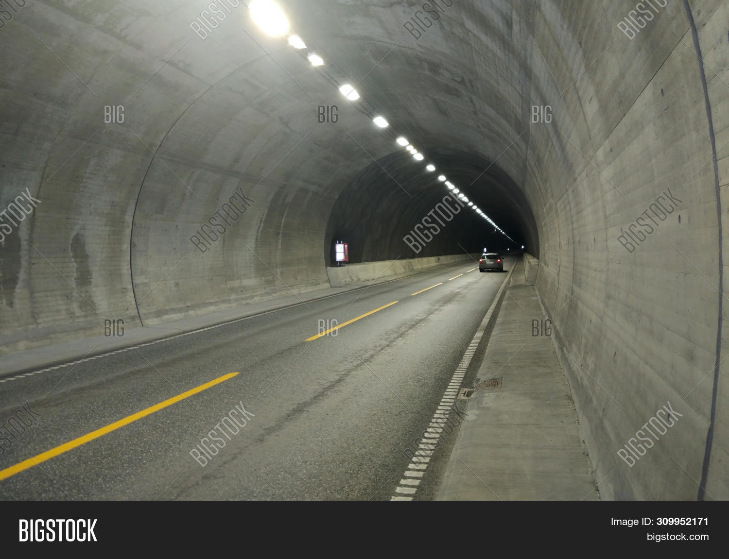 Highway Road Tunnel. Image & Photo (Free Trial) | Bigstock