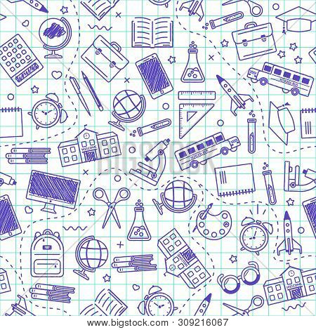 Seamless School Vector & Photo (Free Trial) | Bigstock