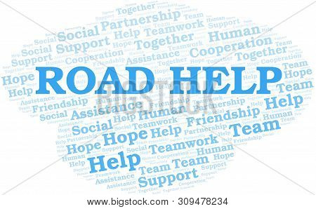 Road Help Word Cloud Vector & Photo (Free Trial) | Bigstock