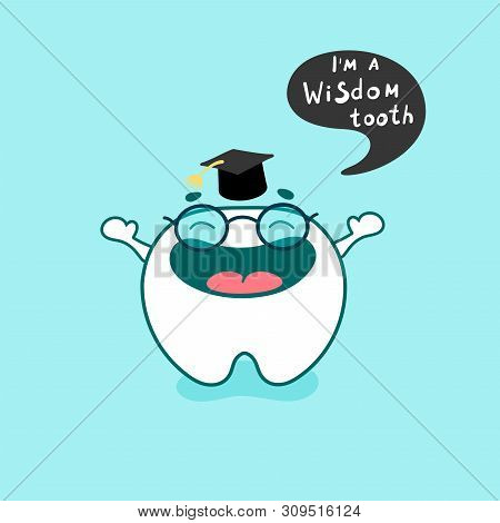 Cute Happy Wisdom Vector & Photo (Free Trial) | Bigstock