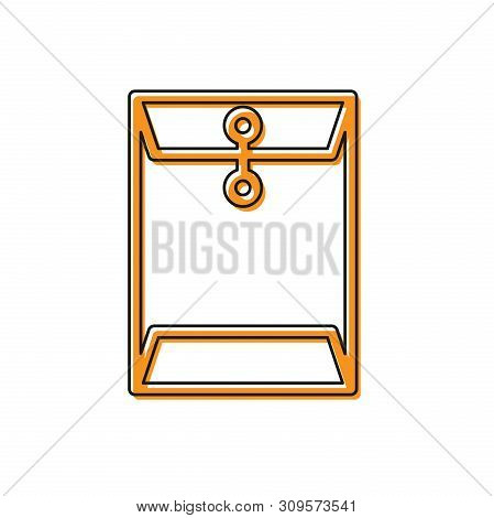 Orange Envelope Icon Vector & Photo (Free Trial) | Bigstock