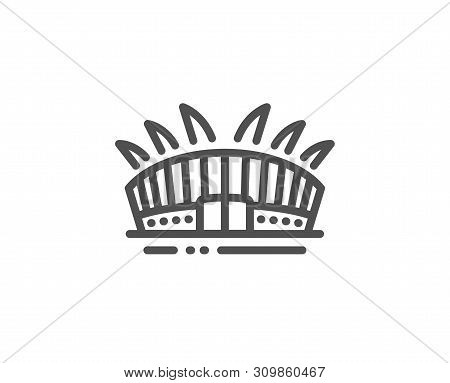 Arena Stadium Line Vector & Photo (Free Trial) | Bigstock